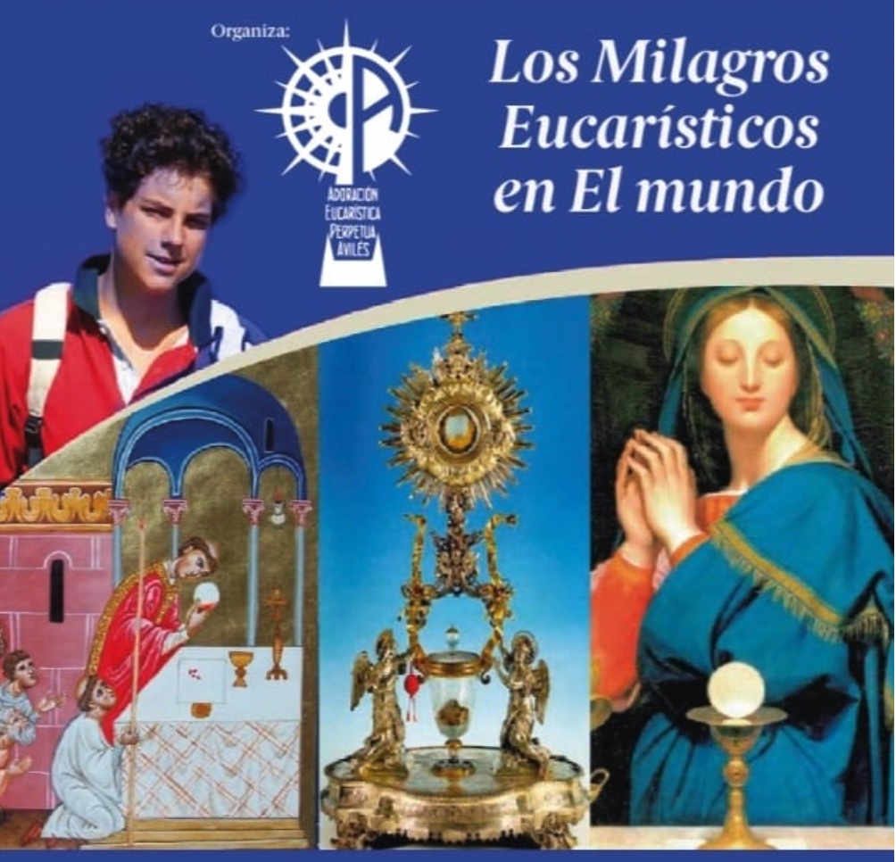 Exposición de los Milagros Eucarísticos de Carlo Acutis en Avilés - Arzobispado Oviedo